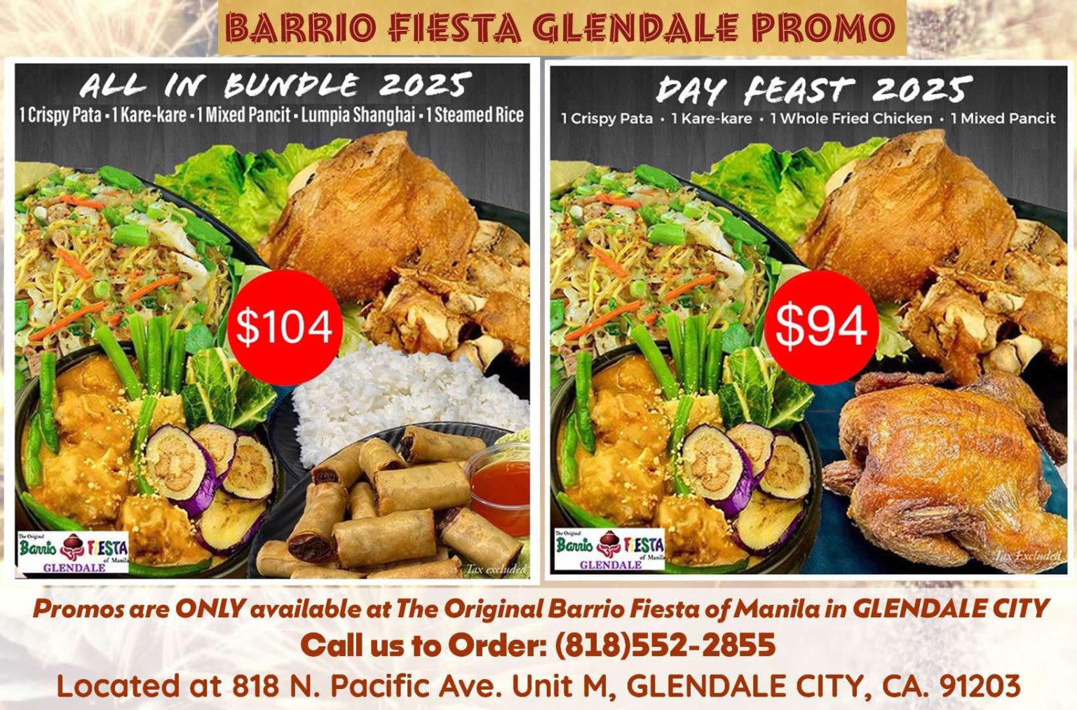 The Original Barrio Fiesta of Manila in Glendale, CA – Authentic ...
